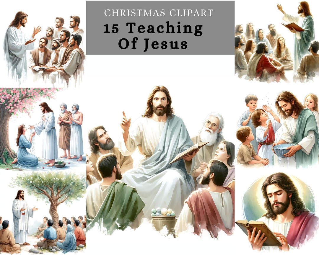 Jesus Clipart Bundle: Bible Study, Sunday School (digital Download) - Etsy
