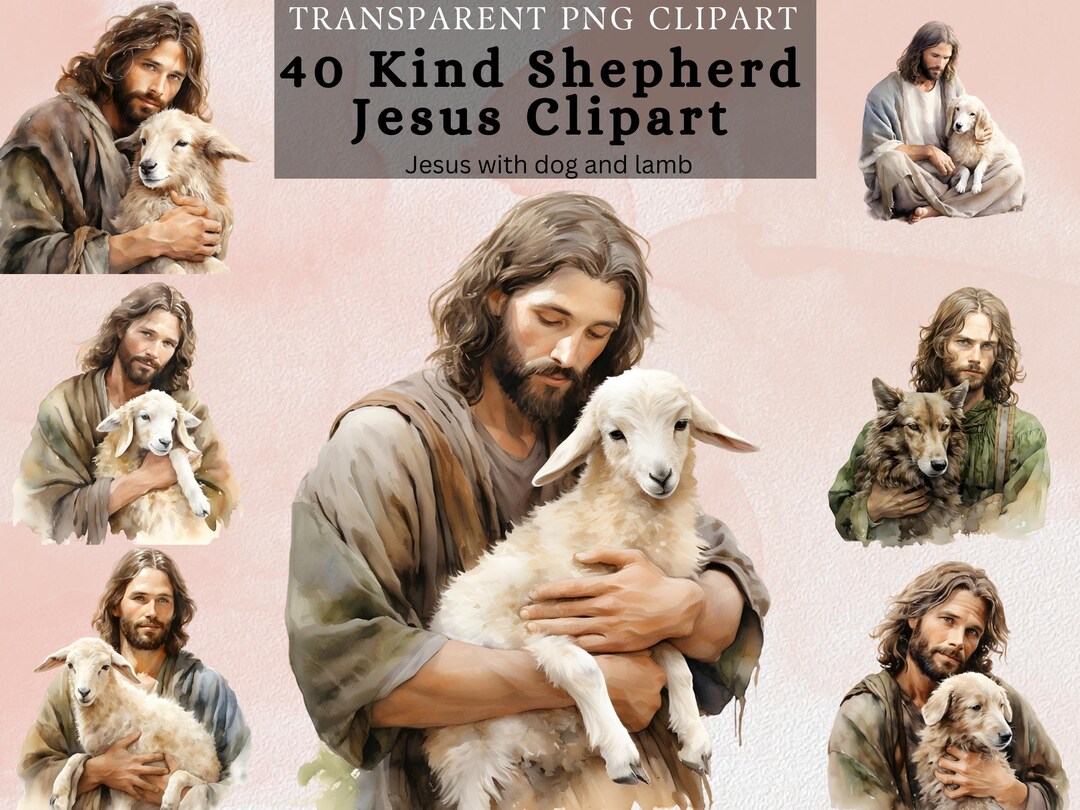 Kind Shepherd Jesus Clipart , Good Shepherd Transparent Png , Jesus ...