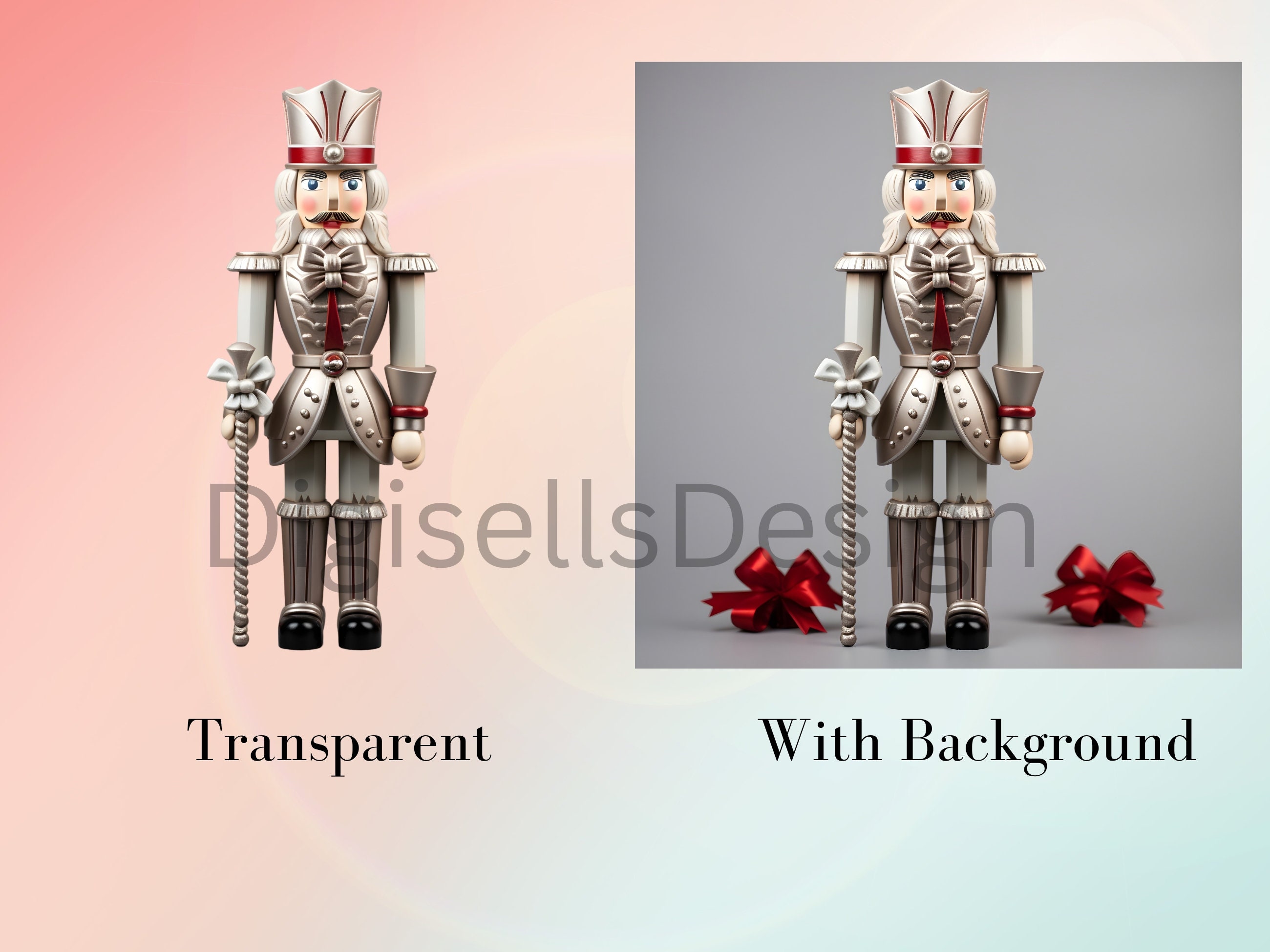 Silver Nutcracker Christmas Clipart , Winter Christmas Nutcracker ...