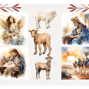 Nativity Scene Clipart Png, Birth of Jesus Clipart, Transparent Clipart ...