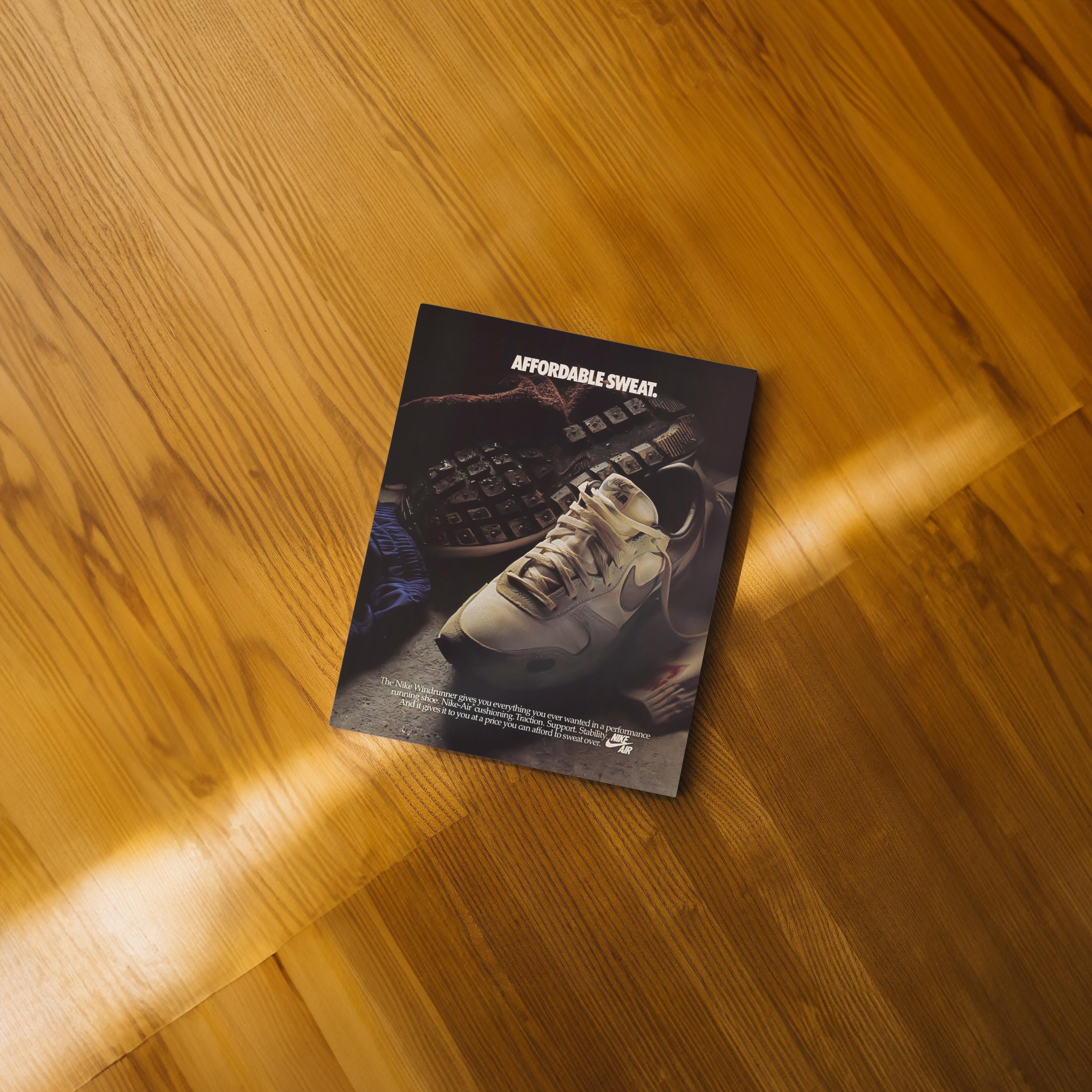 Retro Nike Print Ad, Vintage Wall Art Poster - Etsy