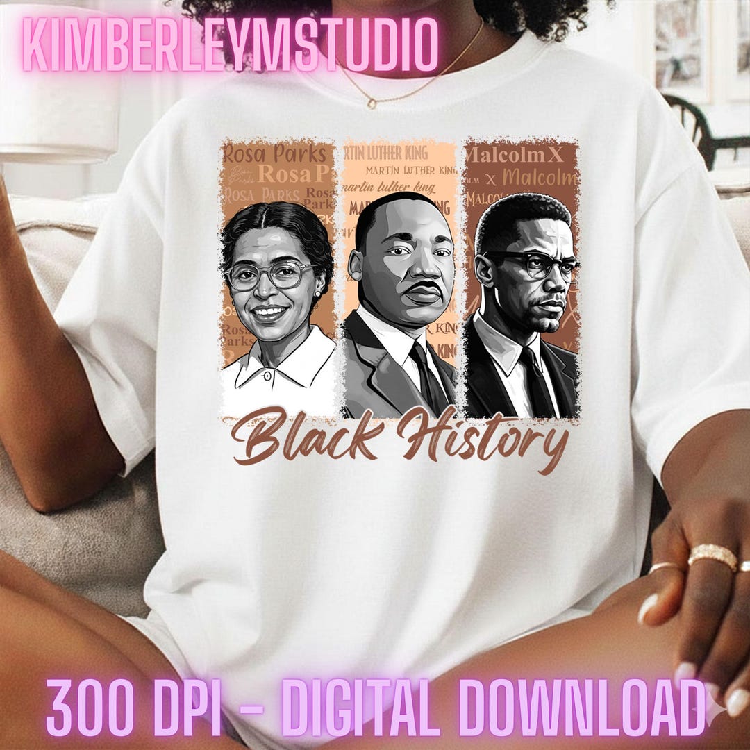 Black History Month Png, MLK PNG, Malcom X Png, Martin Luther King PNG ...