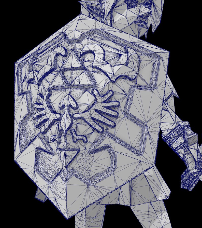 Link N64 Zelda Ocarina of Time 3D Print OBJ File - Etsy