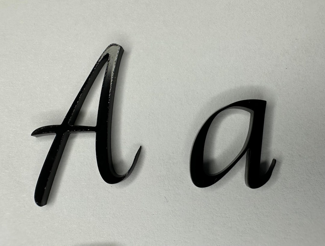 Custom Cut Black Acrylic Letters / Various Sizes Available - Etsy