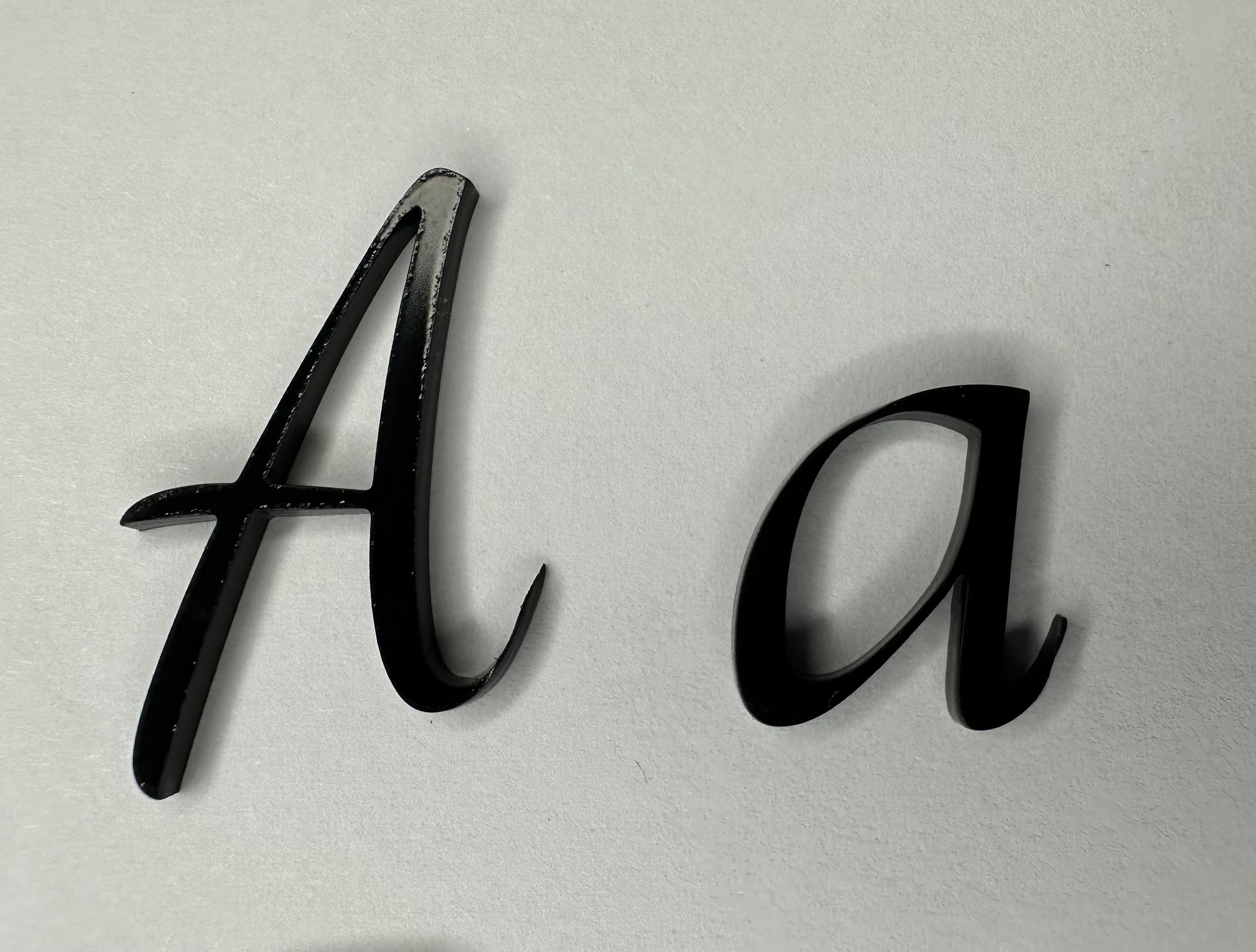 Custom Cut Black Acrylic Letters / Various Sizes Available - Etsy