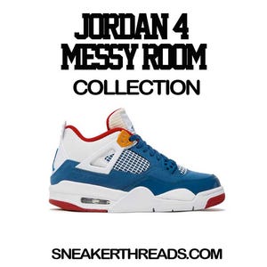 Shirts to Match Retro 4 Messy Room Sneakers - Fly Kicks Sneaker Tees - Etsy