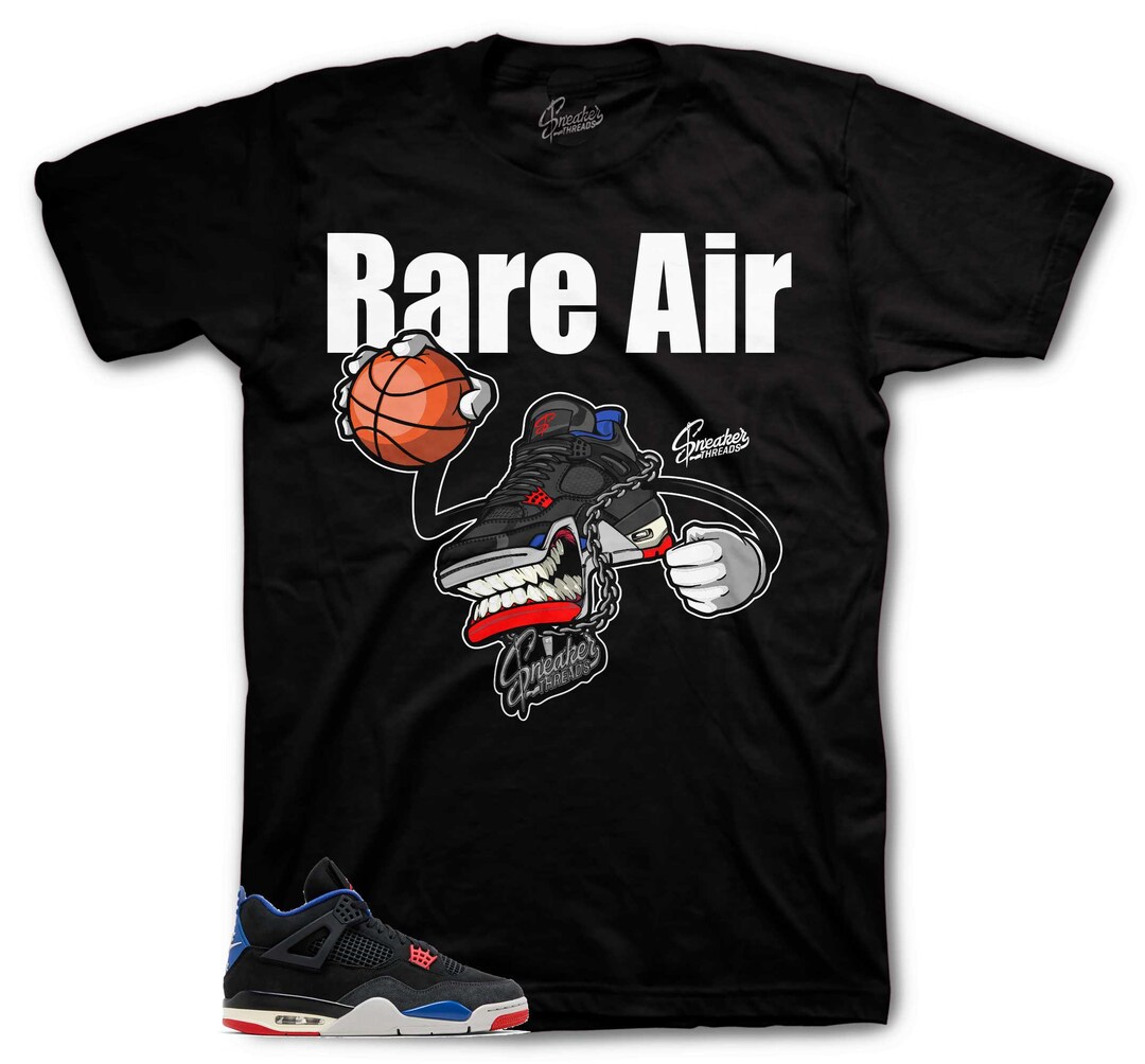 Retro 4 Rare Air Graphic T-shirt AJ4 - Fly Kicks Sneaker Tees - Etsy