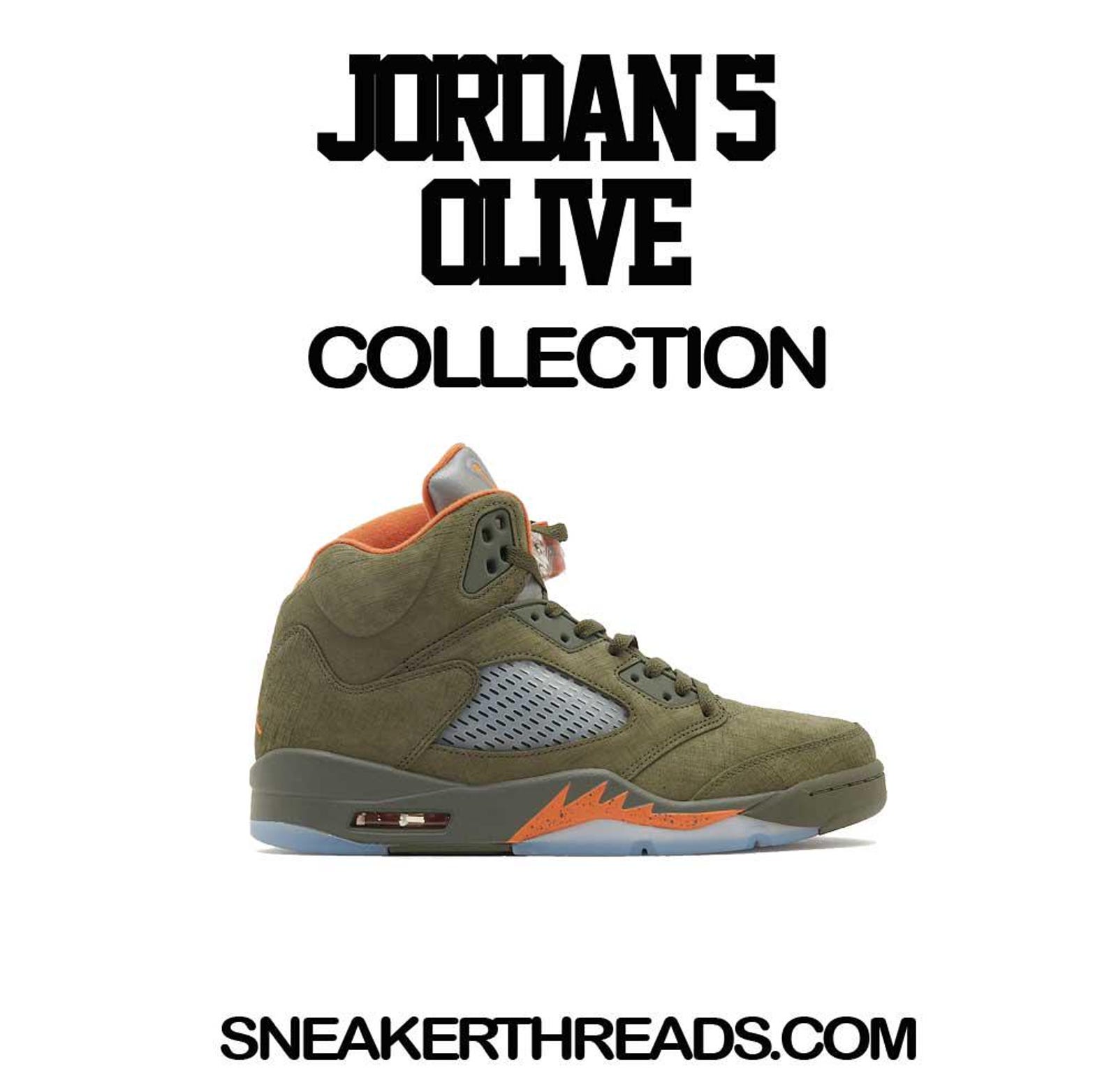 Shirts to Match Retro 5 Olive AJ5 - Hustle Bird Sneaker Tee - Etsy