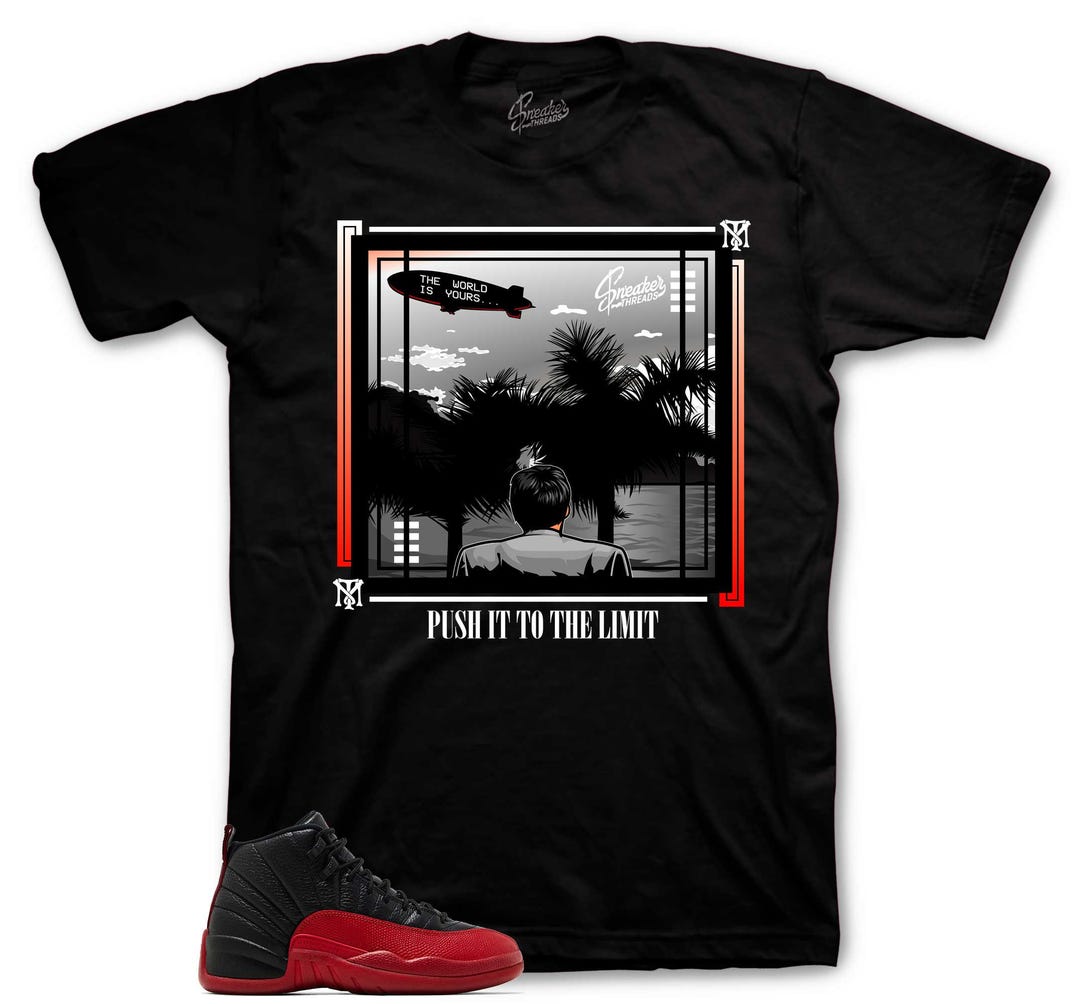 Shirt Design to Match Retro 12 Flu Game Sneakers - World Sneaker Tee - Etsy