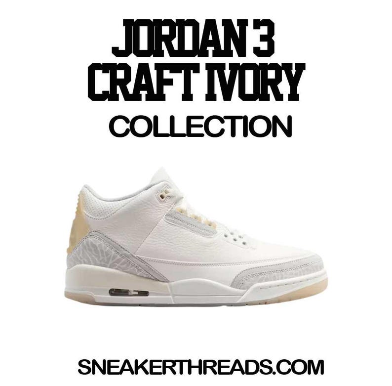 Sneaker Tees to Match Retro 3 Craft Ivory AJ3 - Raging Face Shirt - Etsy