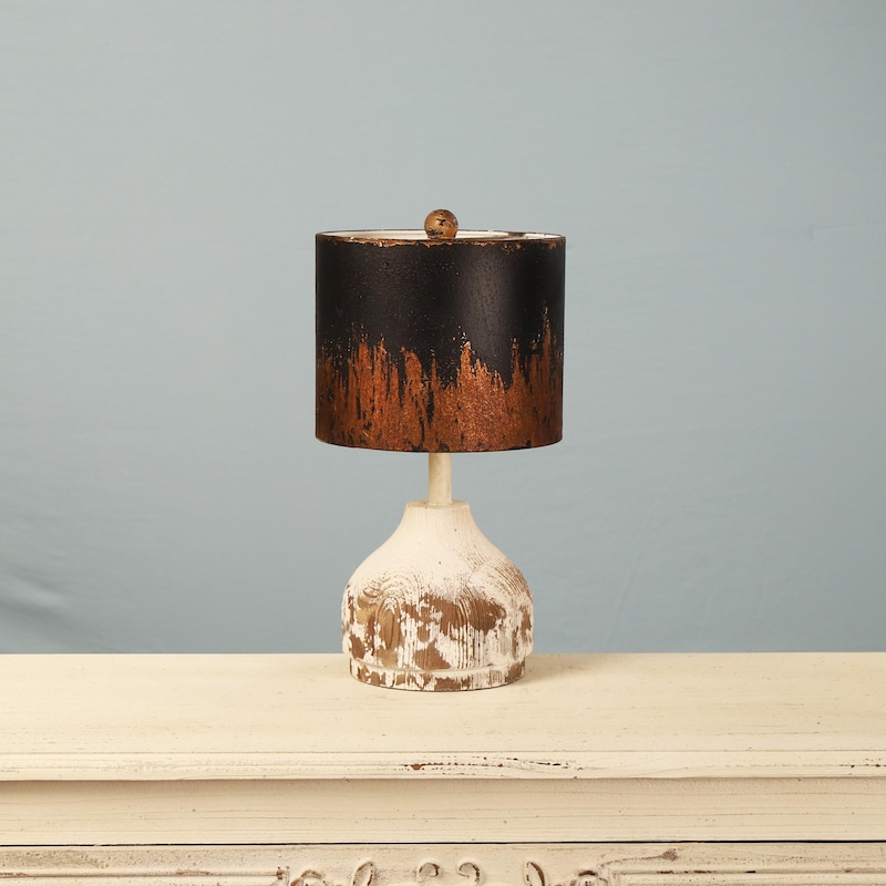 Rustic Table Lamp - Etsy
