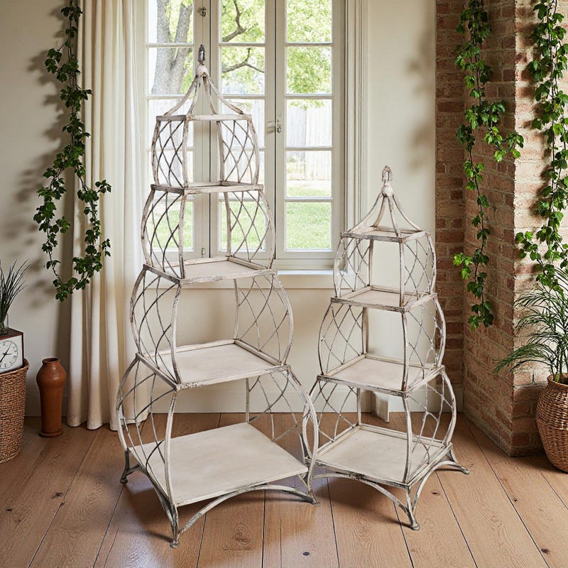 Two Tier Vintage Shelf - Etsy