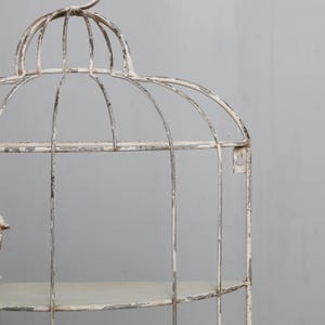 Vintage Bird Cage Decor, Rustic Iron Birdcage, Farmhouse Hanging Decor ...