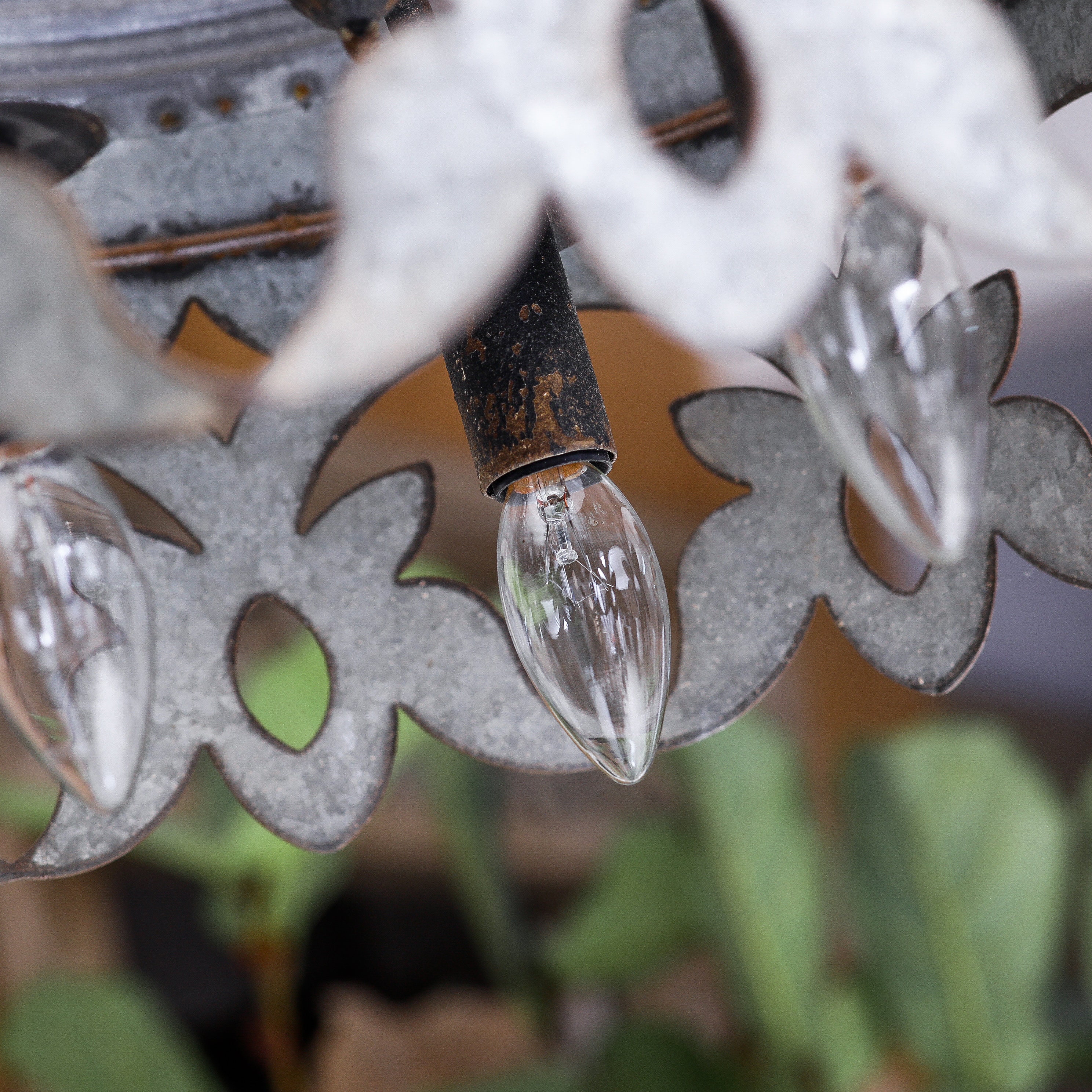 Industrial Rustic Pendant Light - Repurposed Metal Hanging Lamp ...