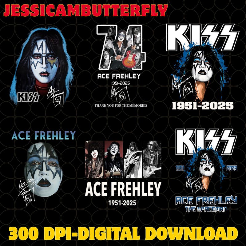 Kiss Shirts Ace Frehley - Etsy