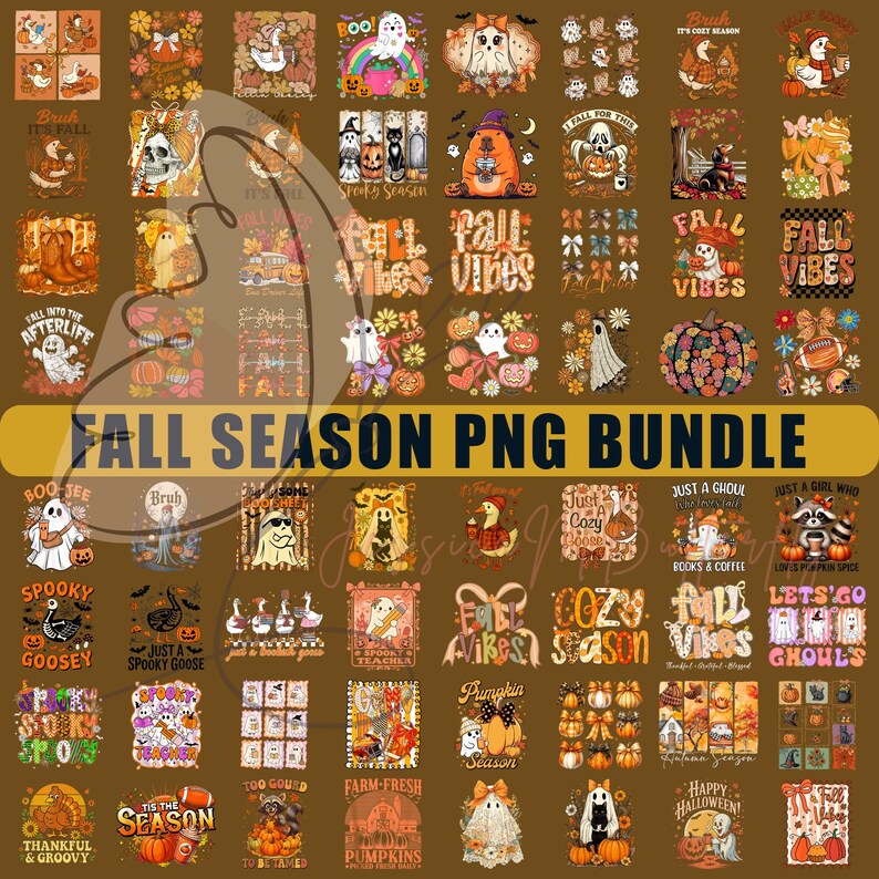 Fall Mega Bundle PNG: Autumn Thanksgiving Designs (digital Download) - Etsy