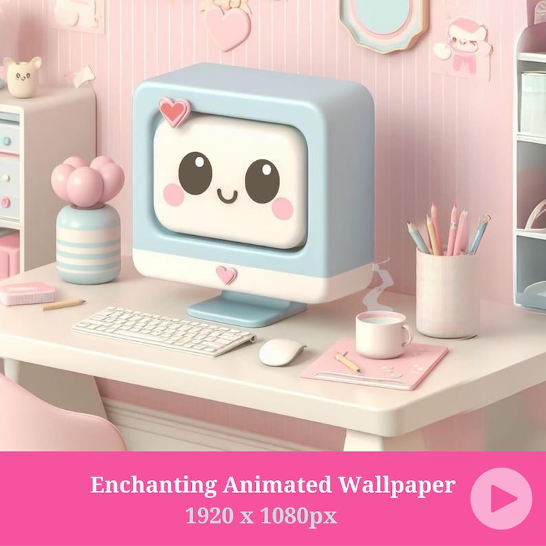 Animated Background Whimsical Wonderland - Kawaii Video Wallpaper ...