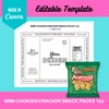 SNICKERS 1.76oz Wrapper Template for Canva Users | Canva Editable ...