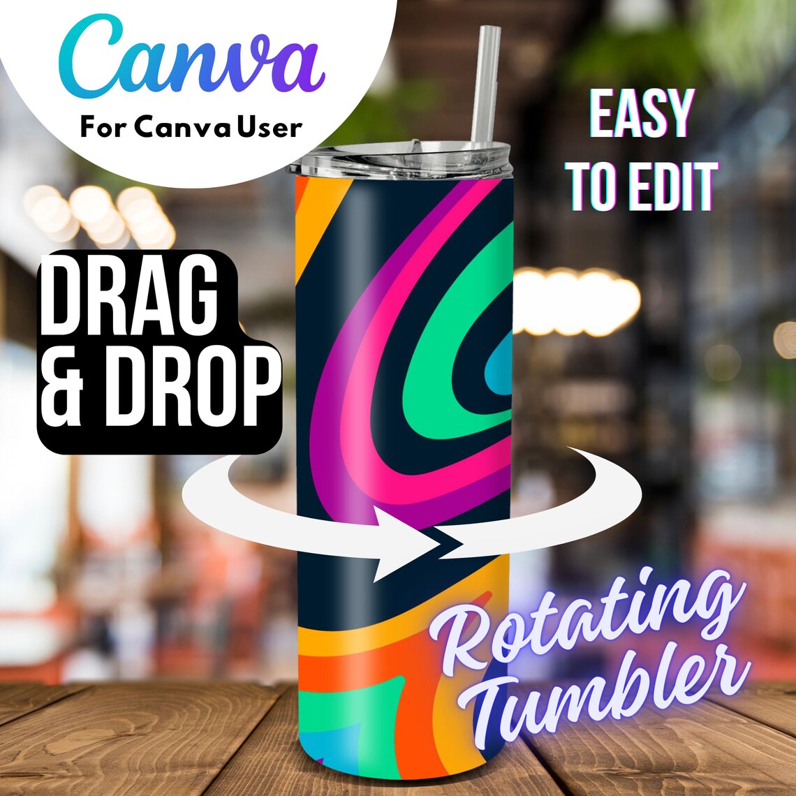 Tumbler Rotating Animation, Edit Animated Designs Effortlessly Using ...