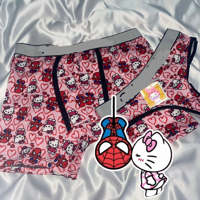 Duo Couple Couple Spider Boxer and Thong - Etsy Australia