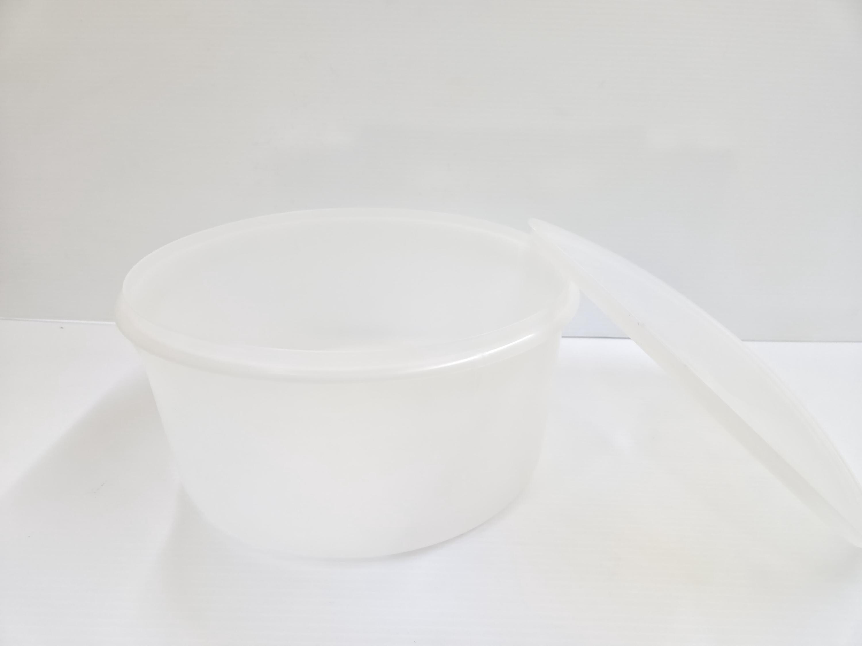 1960's Large Round Tupperware Carry All Container With Snap on Lid Deep ...