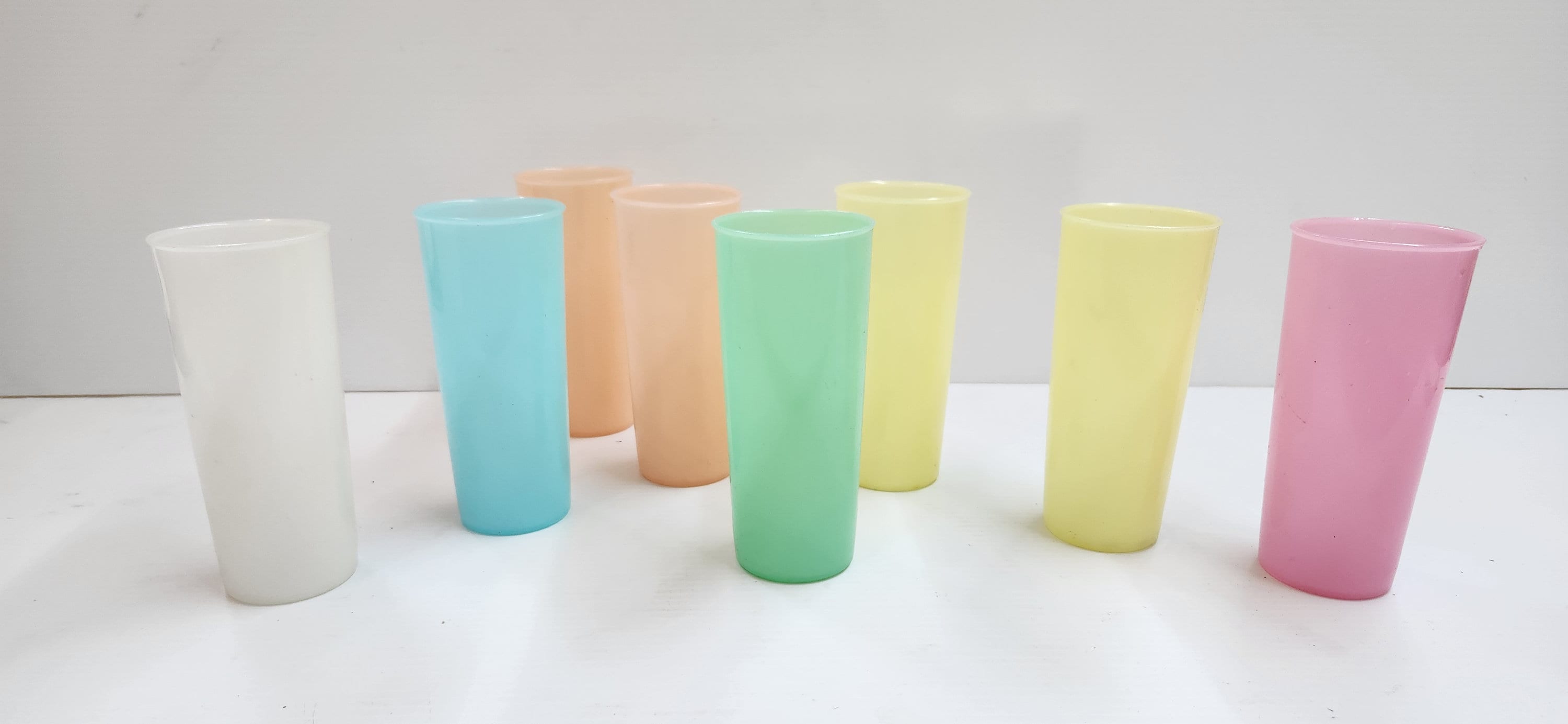 Vintage Tupperware Tumblers 6 1/2" No Lids - Etsy