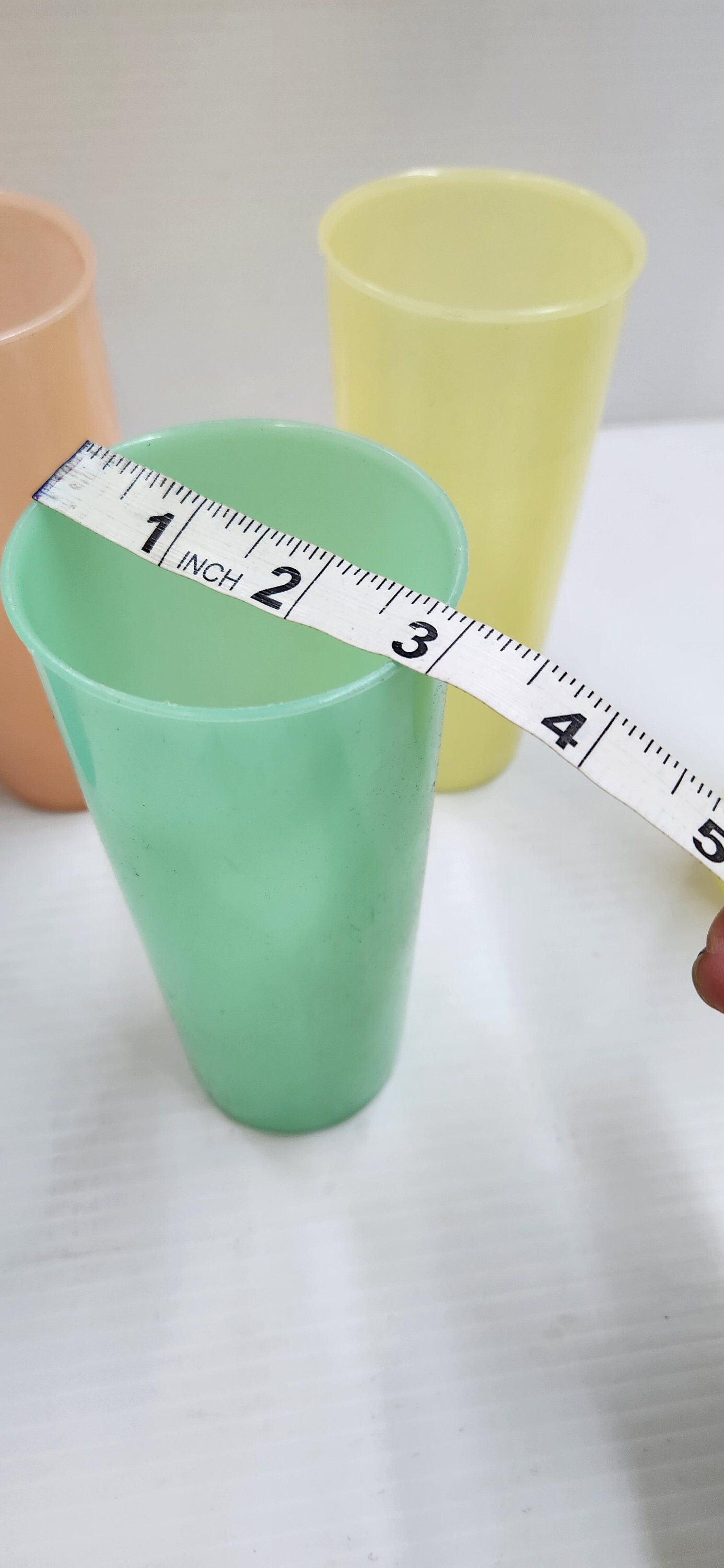 Vintage Tupperware Tumblers 6 1/2" No Lids - Etsy