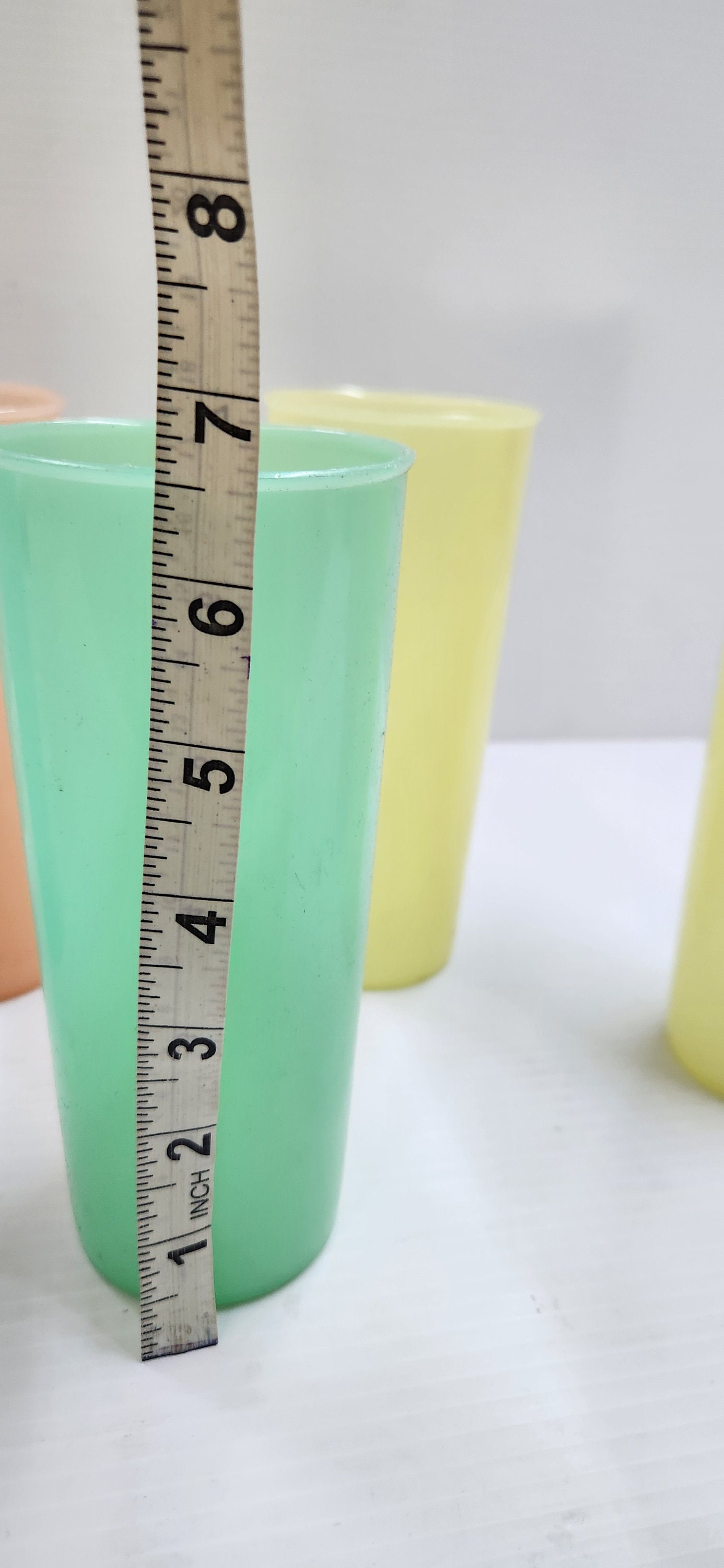 Vintage Tupperware Tumblers 6 1/2" No Lids - Etsy