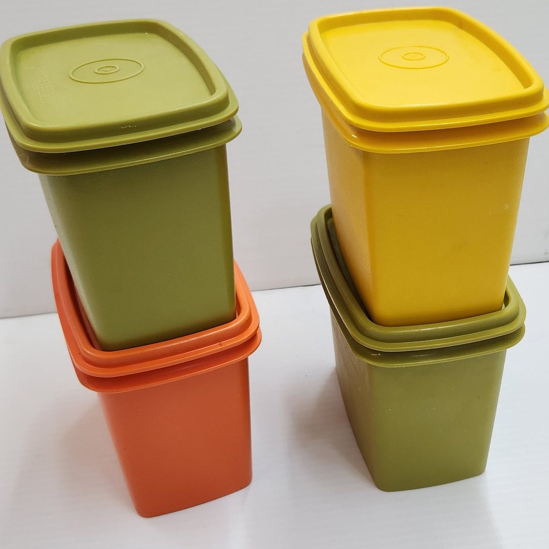 Vintage Tupperware Saver Food Storage Containers and Lids 1243 - Etsy