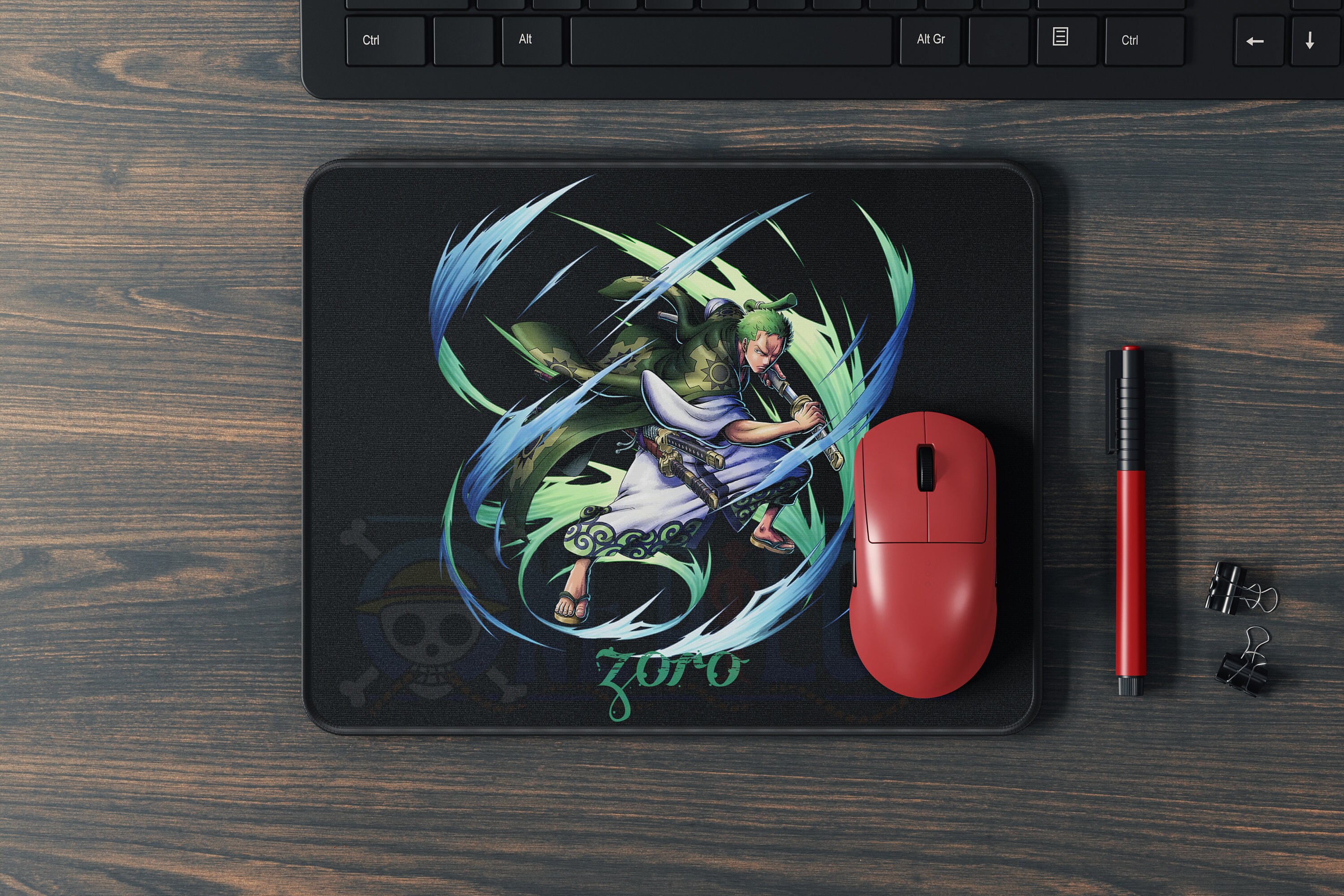 Anime Pack of 5 Digital Print Bundle, Mouse Pad, Anime Desk Mate ...