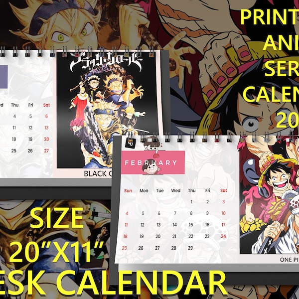 Anime kalender - Etsy.de