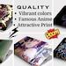 Pack of 15 Anime Laptop JPG Skin Decals, Anime JPG Stickers, Dell, Hp ...