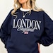 London Sweatshirt, London Hoodie, London England Crewneck Sweater, City ...