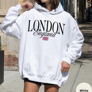 London Sweatshirt, London Hoodie, London England Crewneck Sweater, City ...