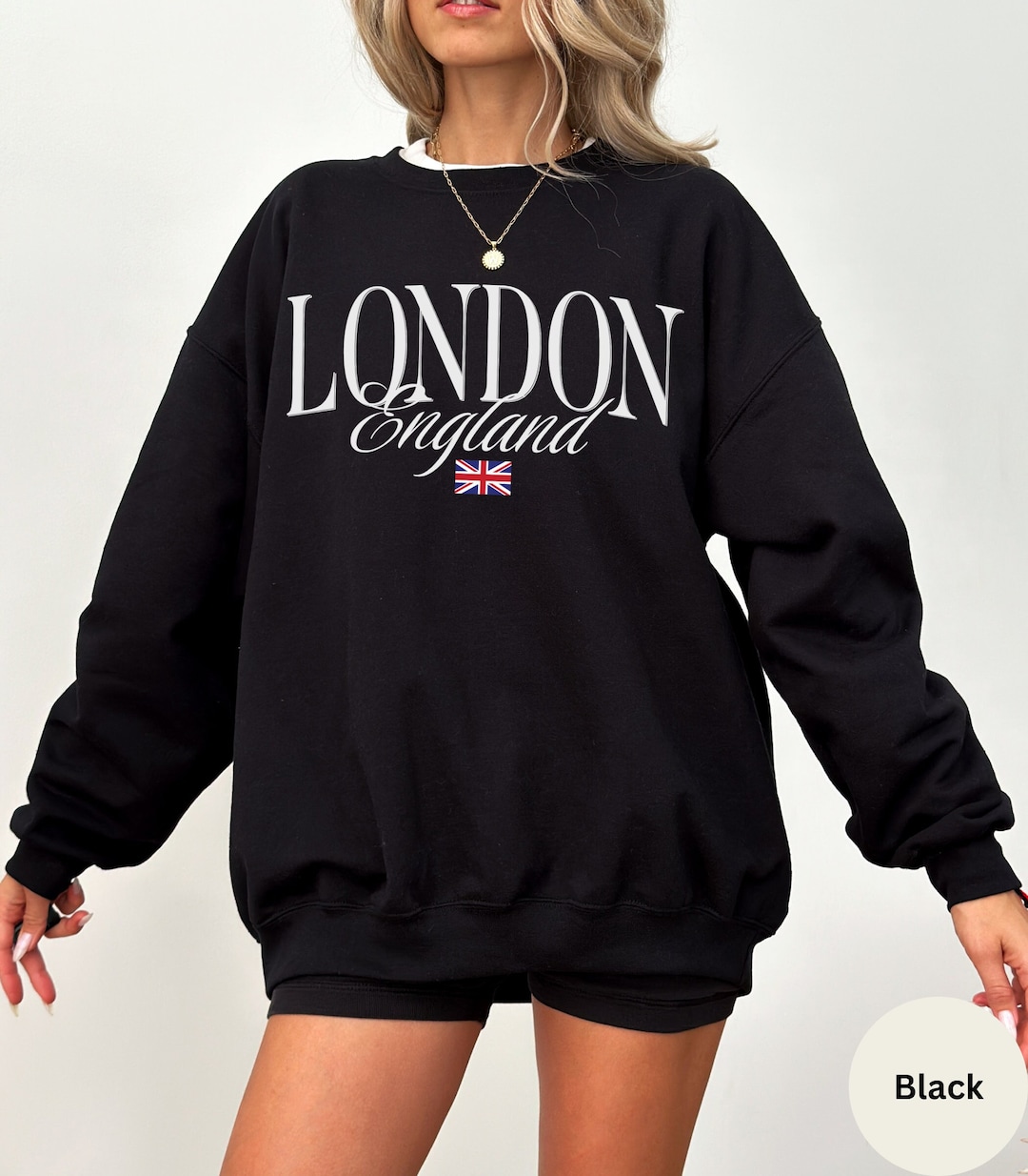 London Sweatshirt, London Hoodie, London England Crewneck Sweater, City ...