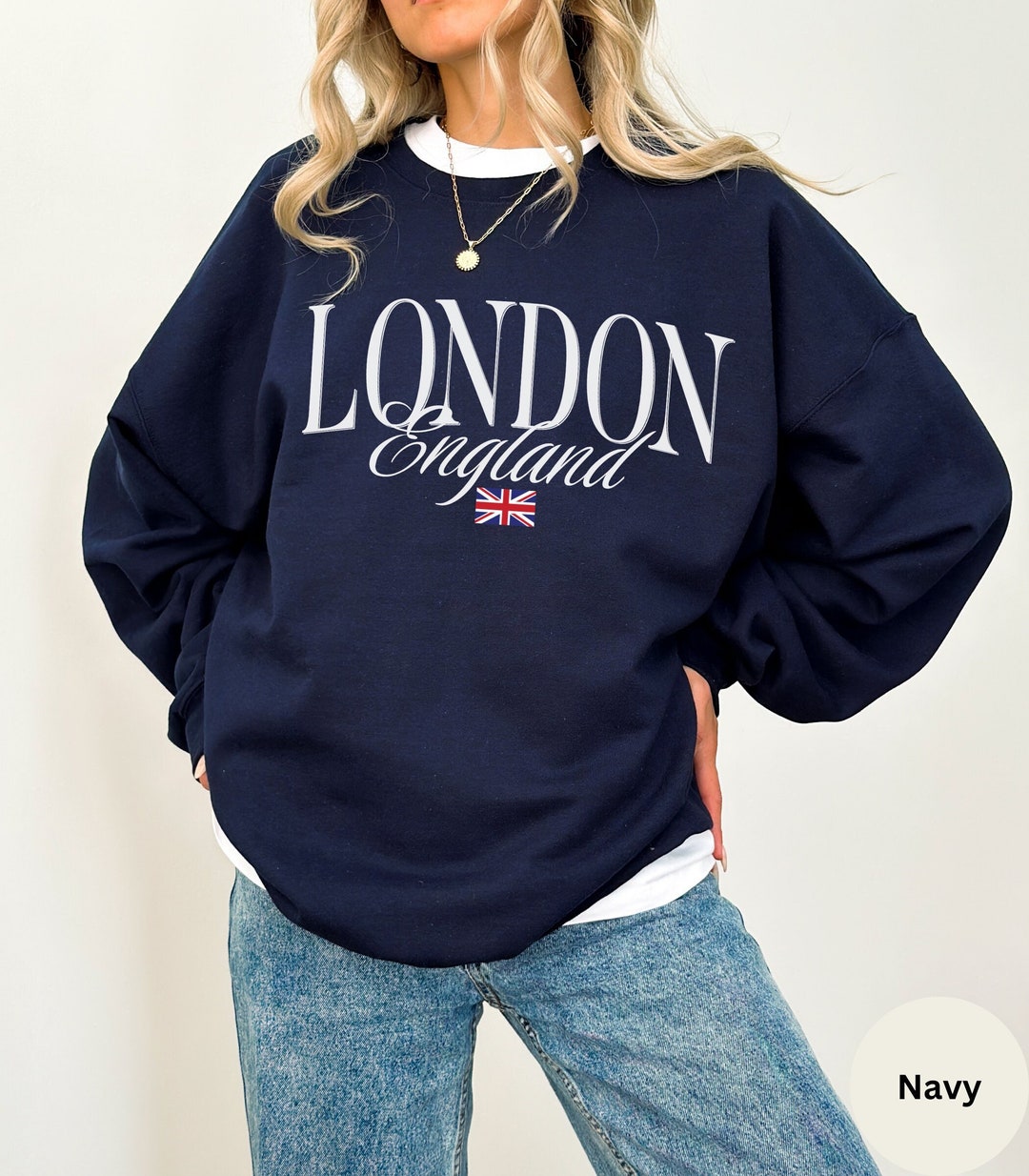London Sweatshirt, London Hoodie, London England Crewneck Sweater, City ...