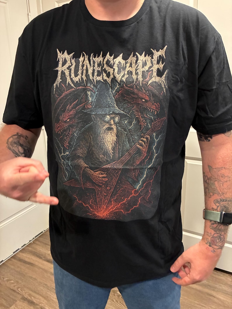 Runescape Metal - Tee - Etsy