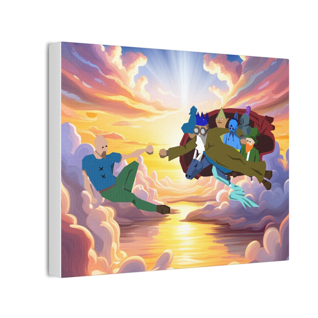 Old School Runescape Blessed Be - Print on Canvas - Etsy