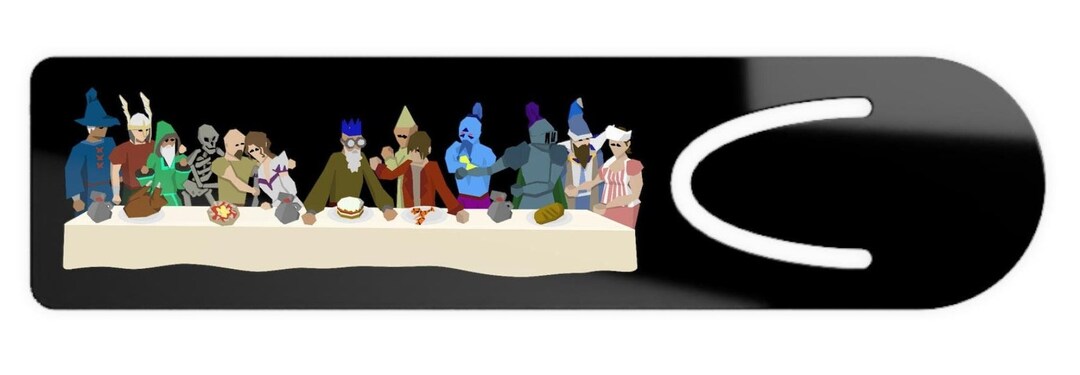 Old School Runescape Last Supper - Bookmark - Etsy