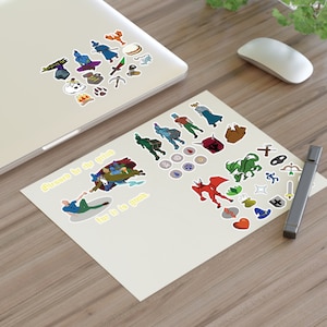 Runescape Sticker Sheet # 1 - Etsy