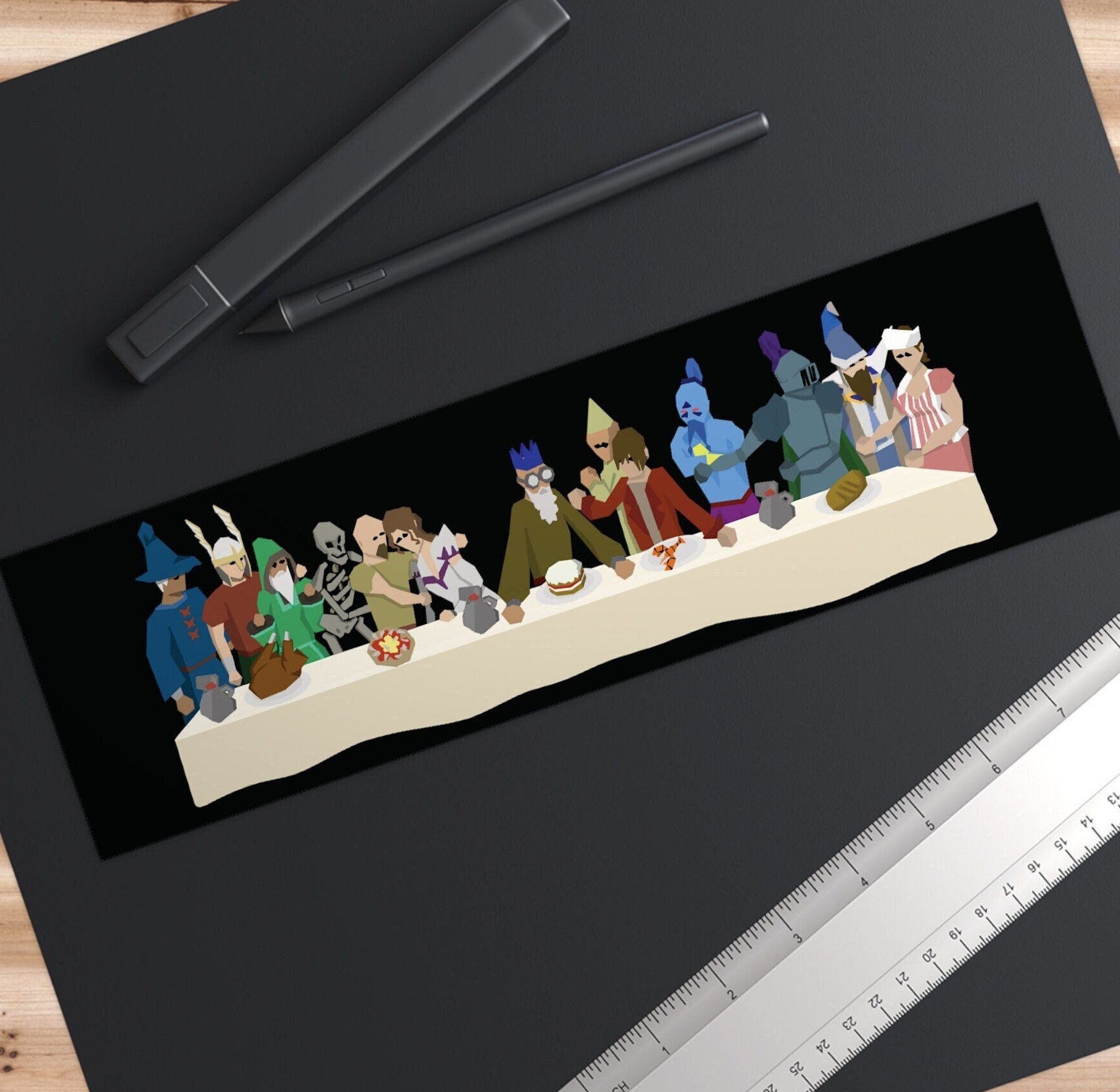 Old School Runescape Last Supper Bumper Sticker - Etsy