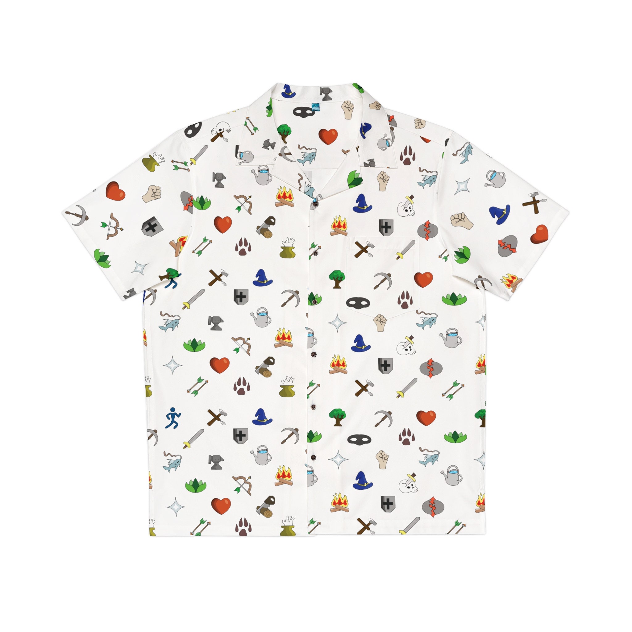 Runescape Skills Print Hawaiian Shirt - Etsy