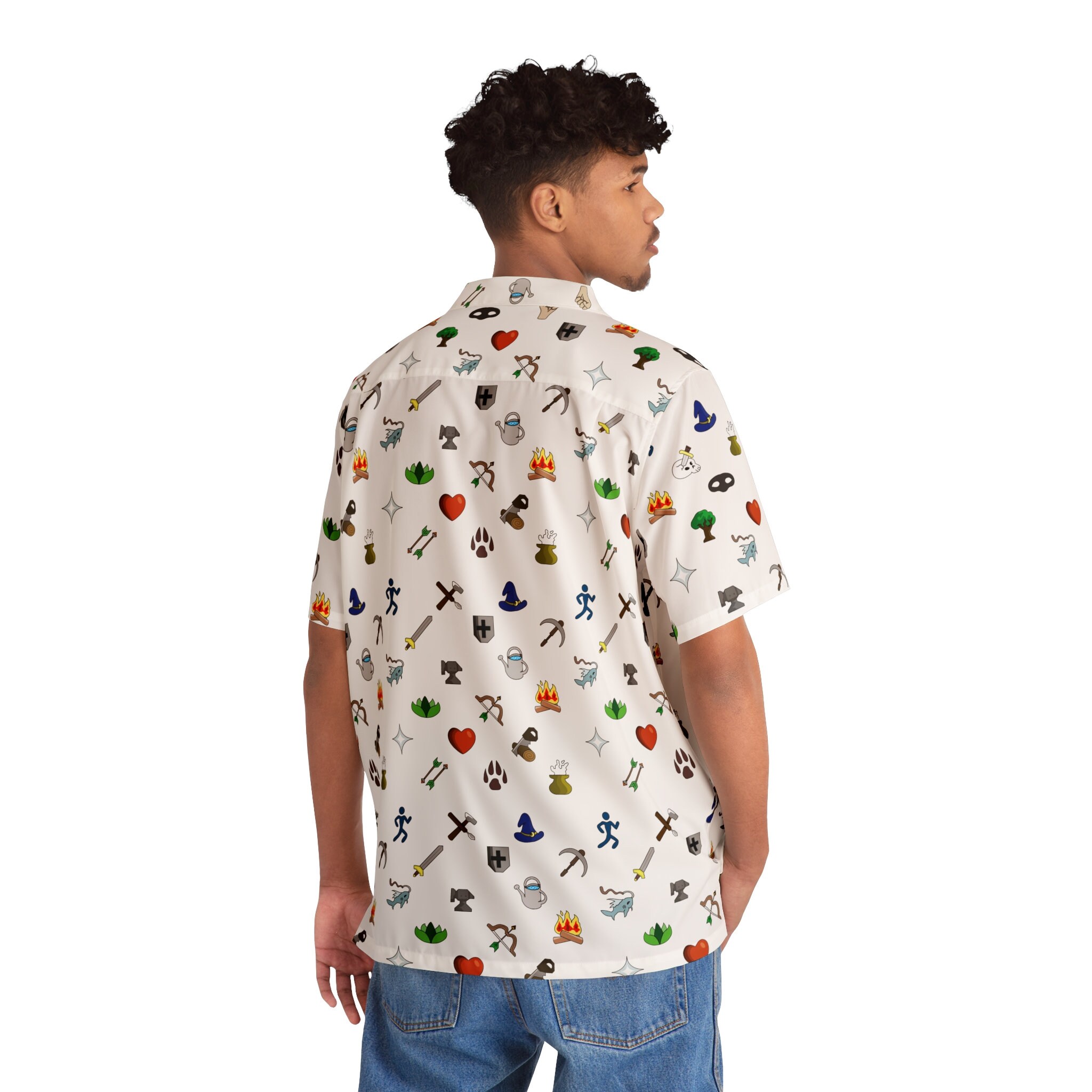 Runescape Skills Print Hawaiian Shirt - Etsy