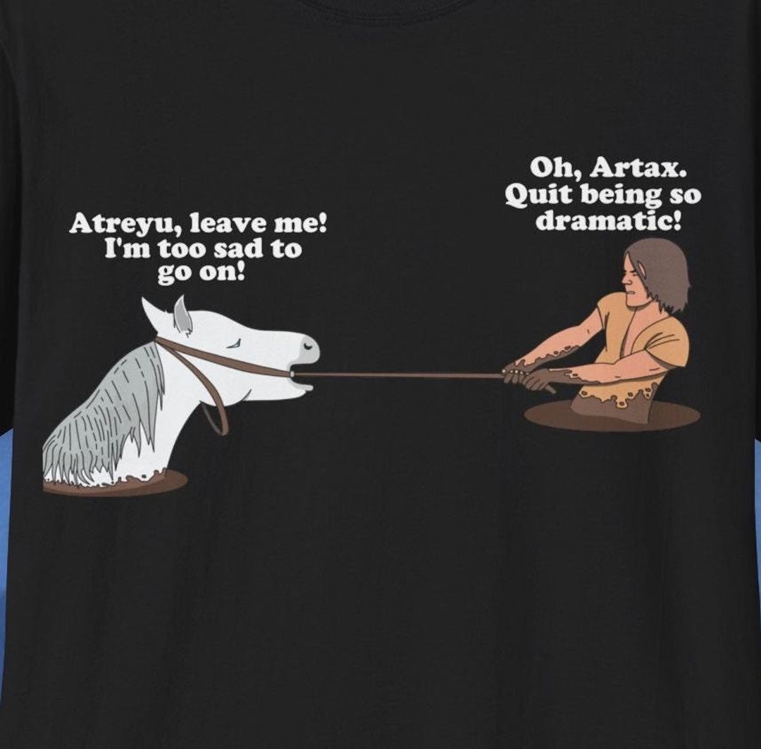 Neverending Story Dramatic Artax - Tee - Etsy