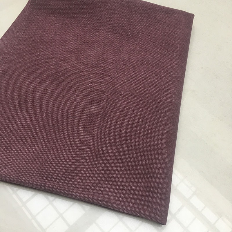 16oz Washed Canvas Fabric, Heavy Duty Canvas Fabric, Retro Canvas ...