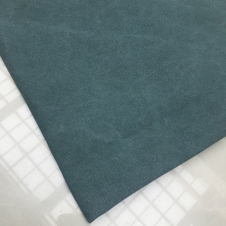 16oz Washed Canvas Fabric, Heavy Duty Canvas Fabric, Retro Canvas ...
