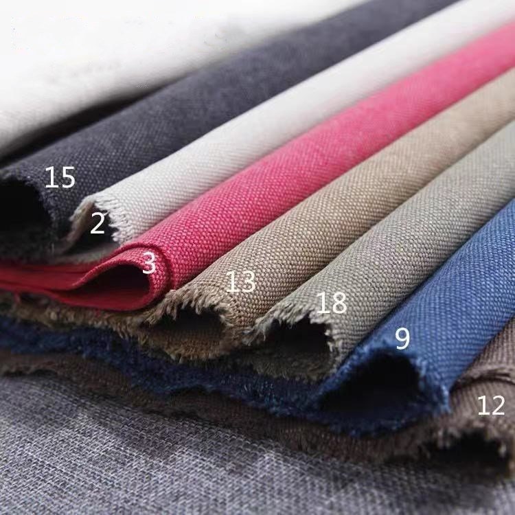 16oz Washed Canvas Fabric, Heavy Duty Canvas Fabric, Retro Canvas ...