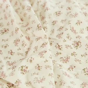 Floral Cotton Fabric, Printed Floral Fabric, Cotton Fabric, Flower ...