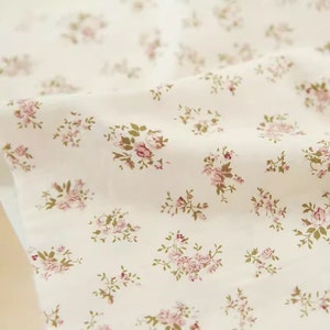 Floral Cotton Fabric, Printed Floral Fabric, Cotton Fabric, Flower ...