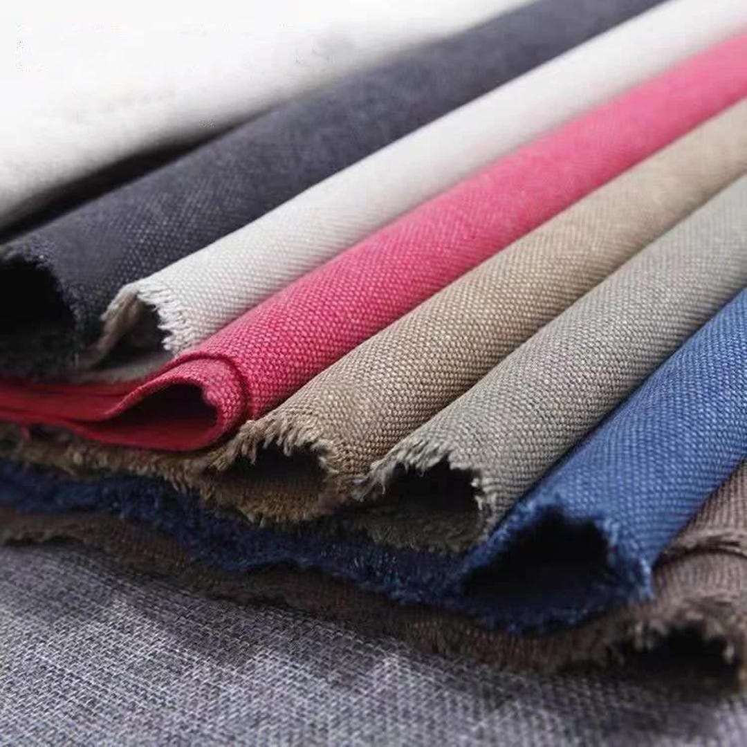 16oz Washed Canvas Fabric, Heavy Duty Canvas Fabric, Retro Canvas ...
